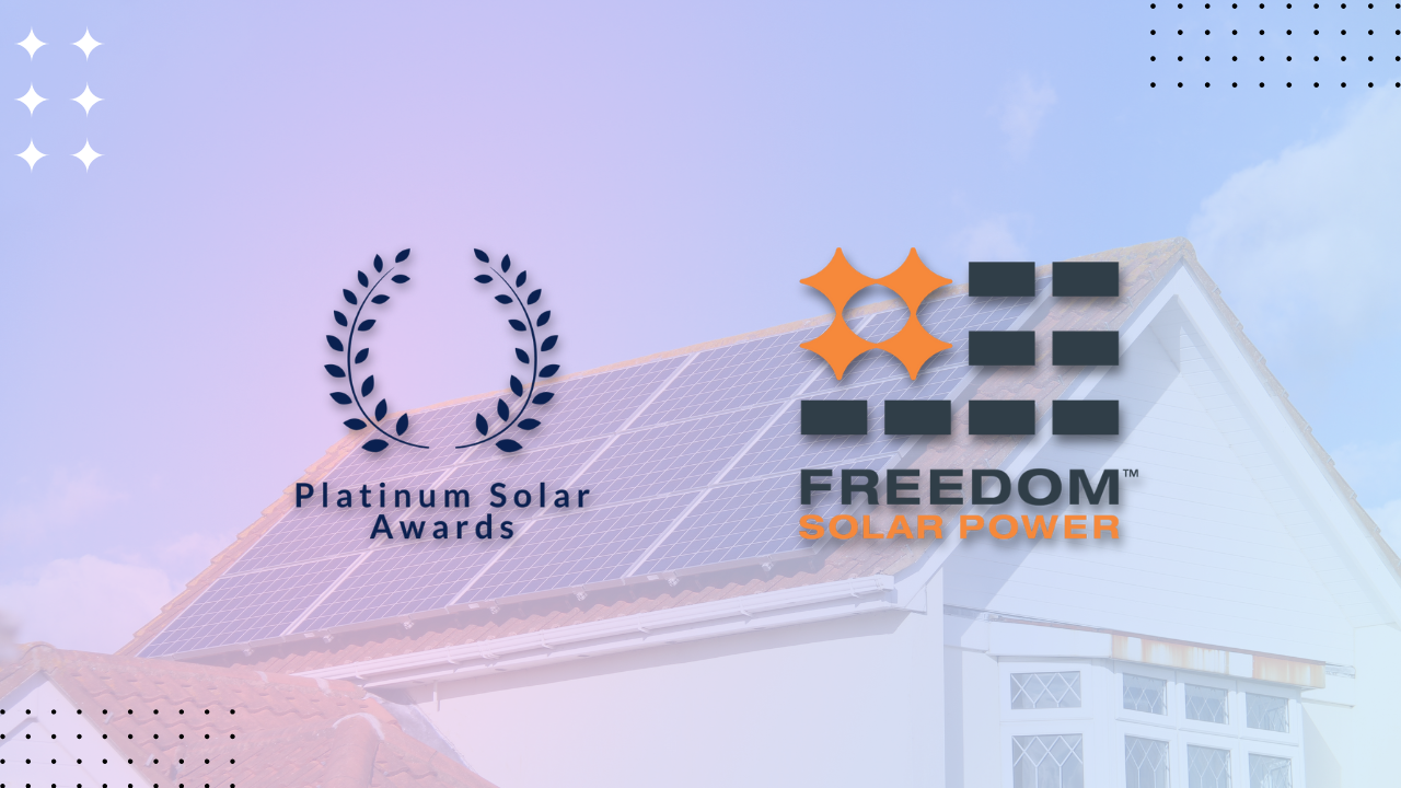 Freedom Solar Power Wins the 2025 Platinum Solar Award from BestCompany.com